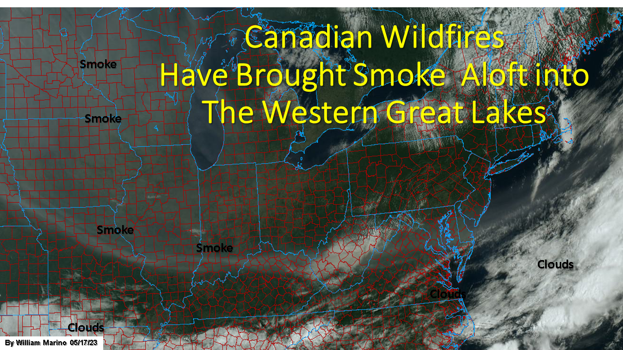 You may have noticed we have an Elevated Layer of Smoke our skies over ...