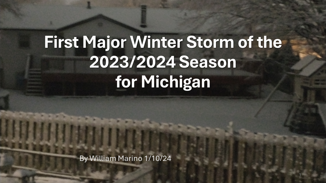 A Look at the January 9-10th Storm and some impacts – themarinocast