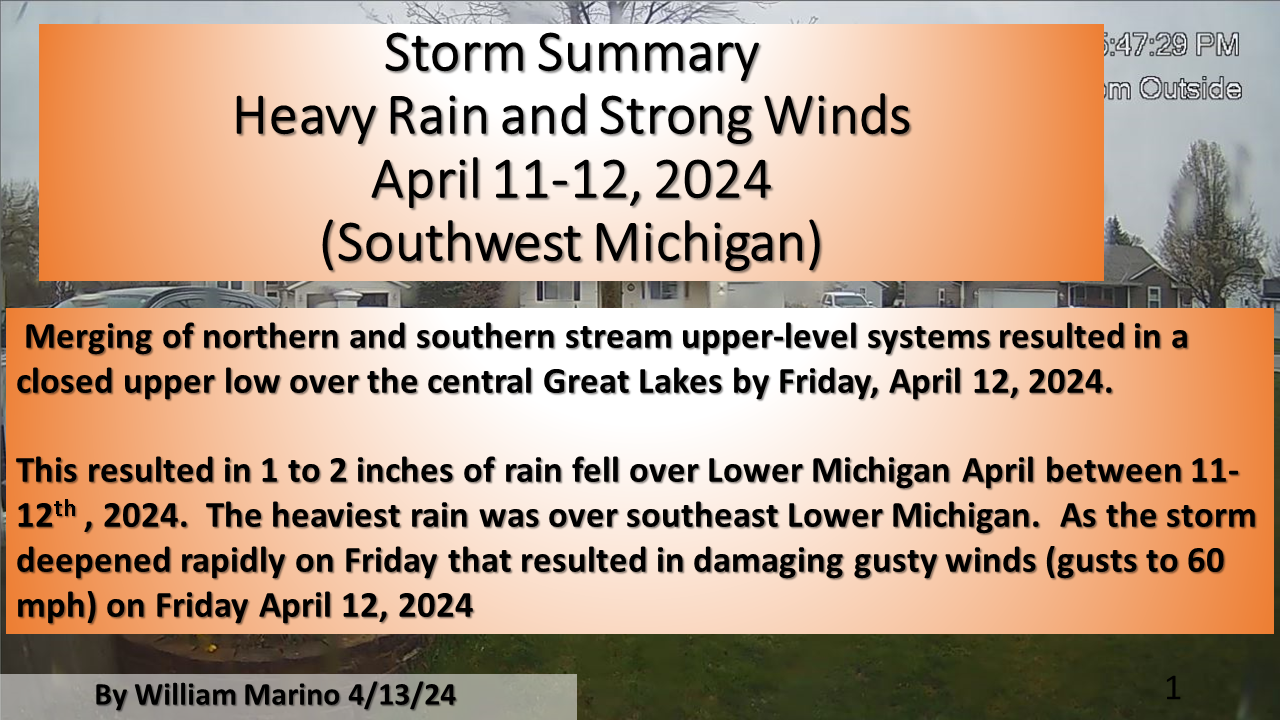 Storm Summary for April 11-12th, 2024 heavy rain and gusty wind event ...