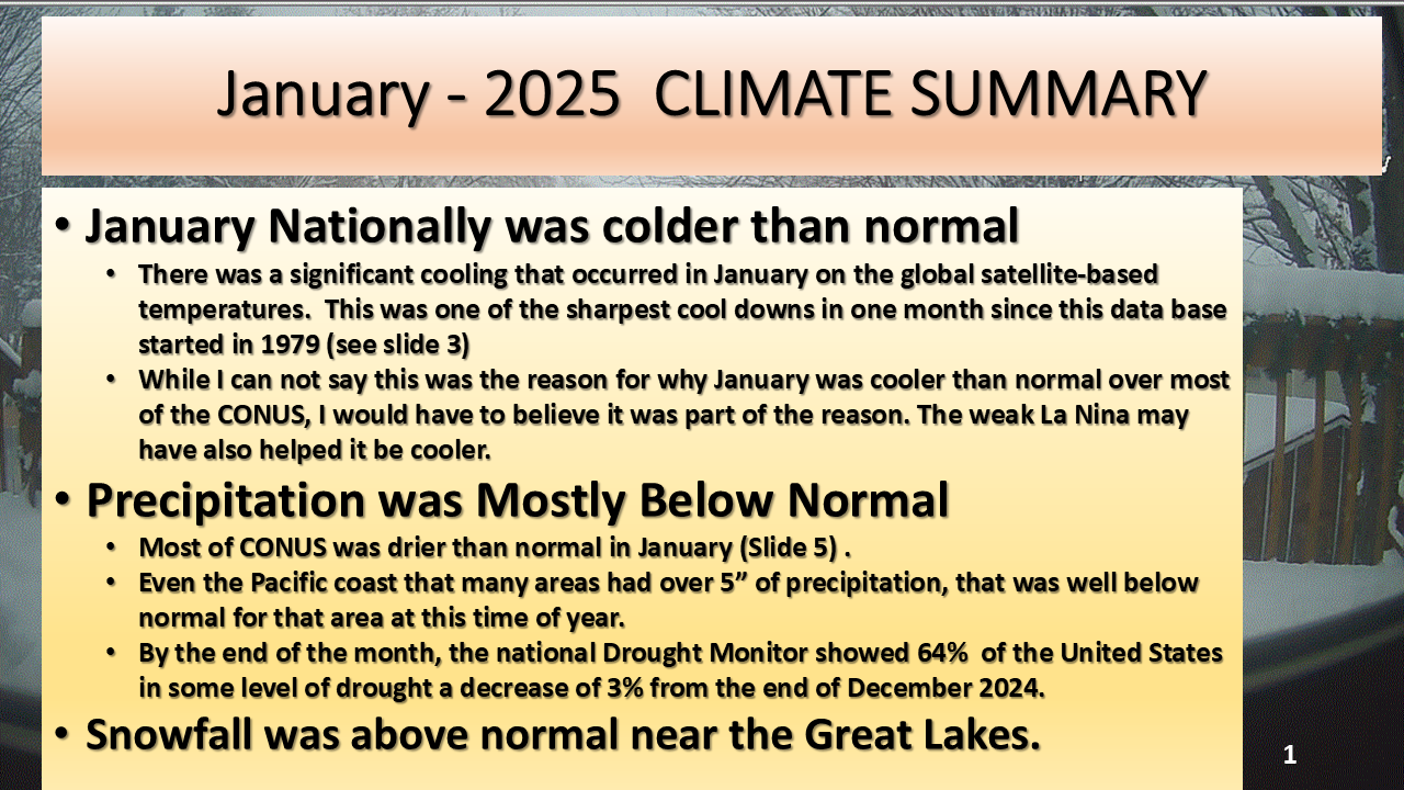 January 2025 Climate Summary – themarinocast